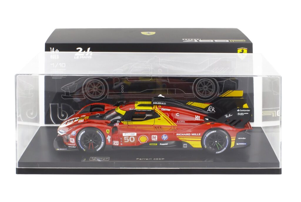 Bburago - 1:18 Ferrari 499P No.50 Winner 24h Le Mans 2024 Fuoco, Molina ...