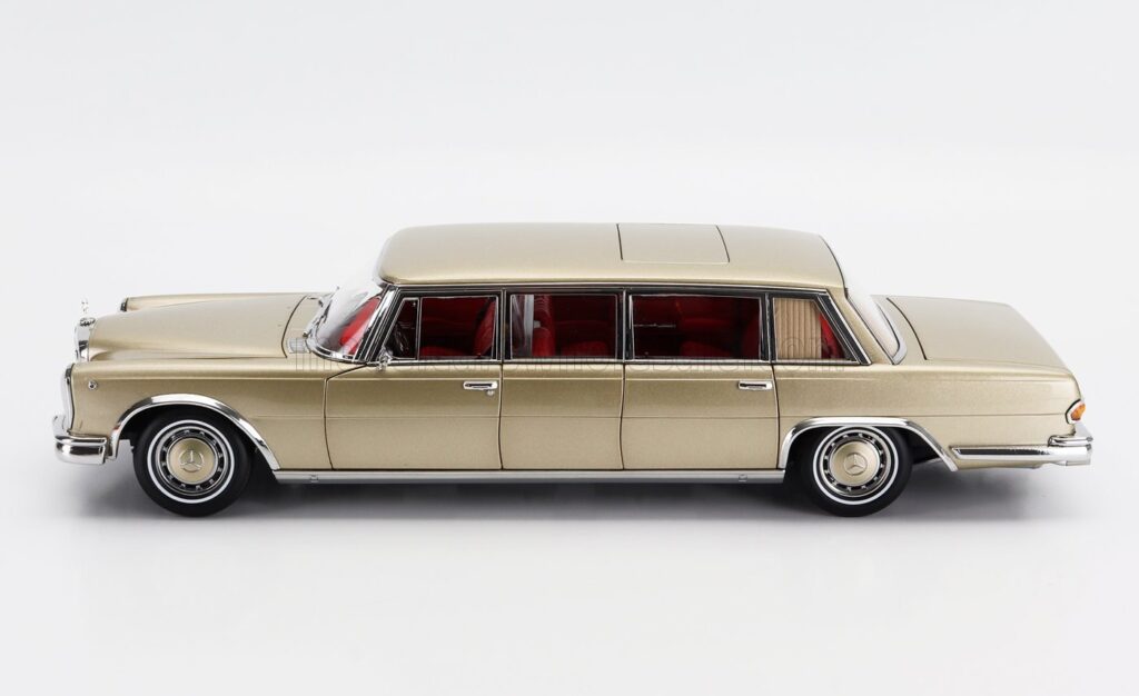 1:18 Mercedes-Benz 600 Pullman Limousine Champagne - Diecast Model ...