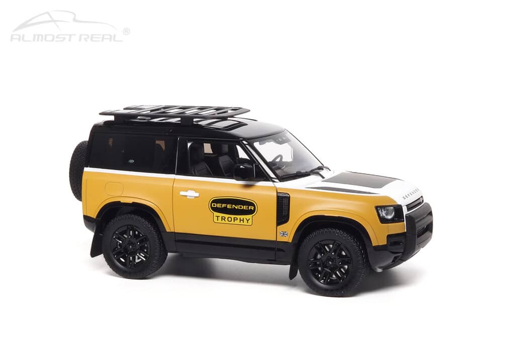 Almost Real 1:18 Land Rover Defender 90 2023 Trophy Edition Yellow ...
