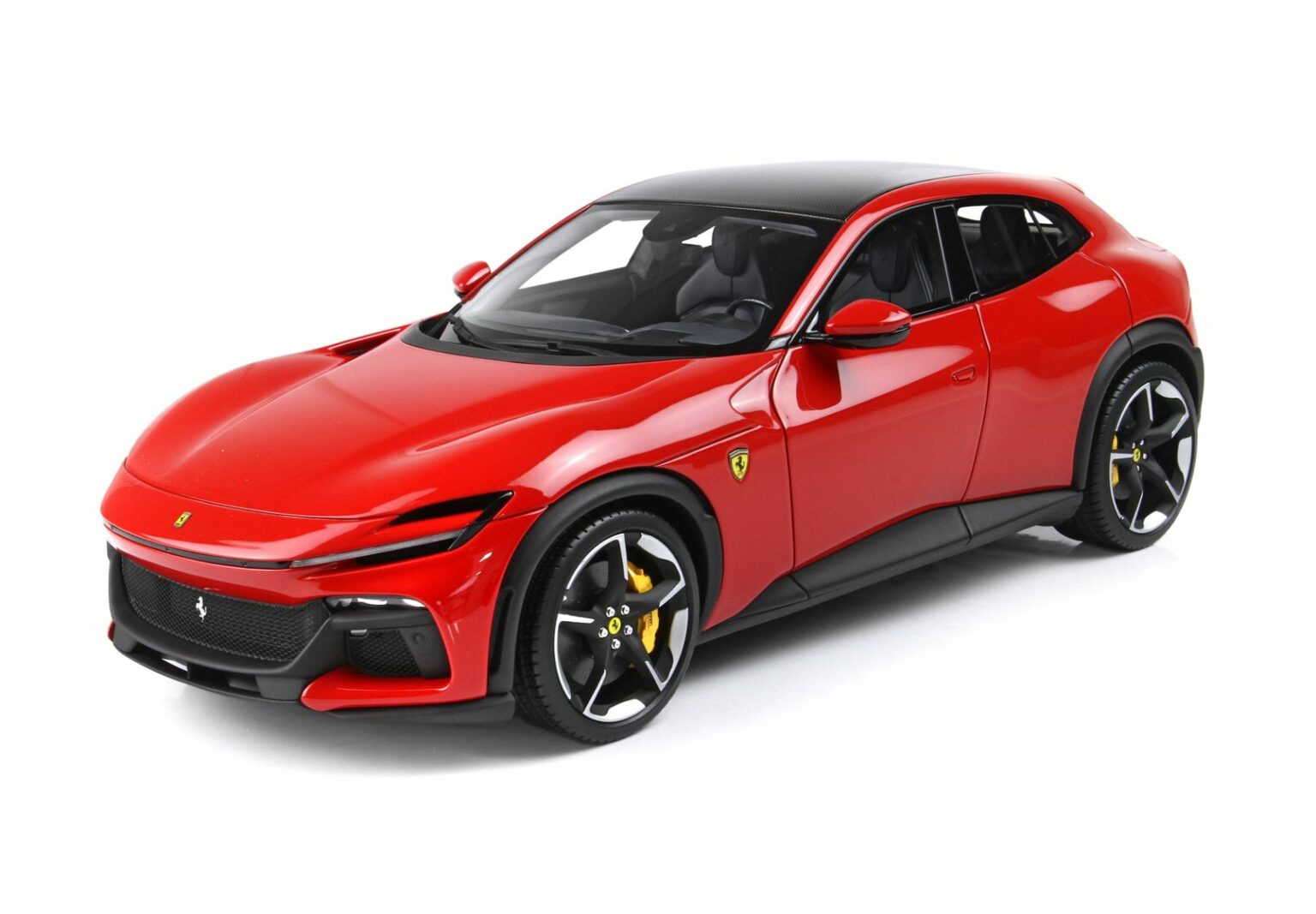 BBR - 1:18 Ferrari Purosangue Red Corsa 322-Carbon Fibre Roof w/showcase