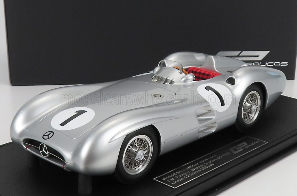 GP Replicas - 1:18 Mercedes-Benz W196 Streamliner #1 J. Fangio British ...