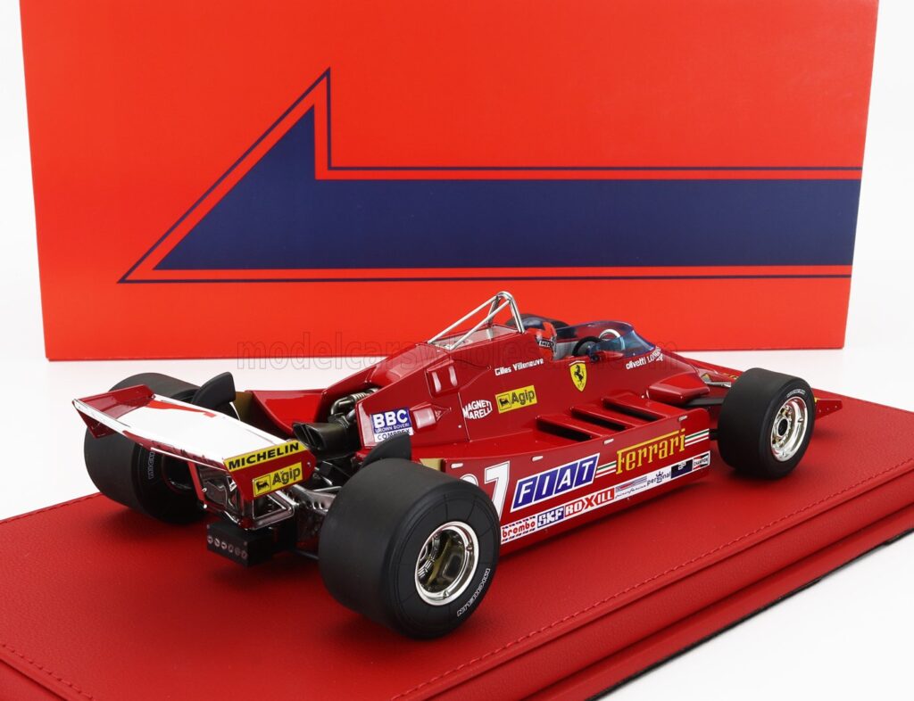 GP Replicas - 1:18 Ferrari 126 CX #27 Gilles Villeneuve w/Driver ...