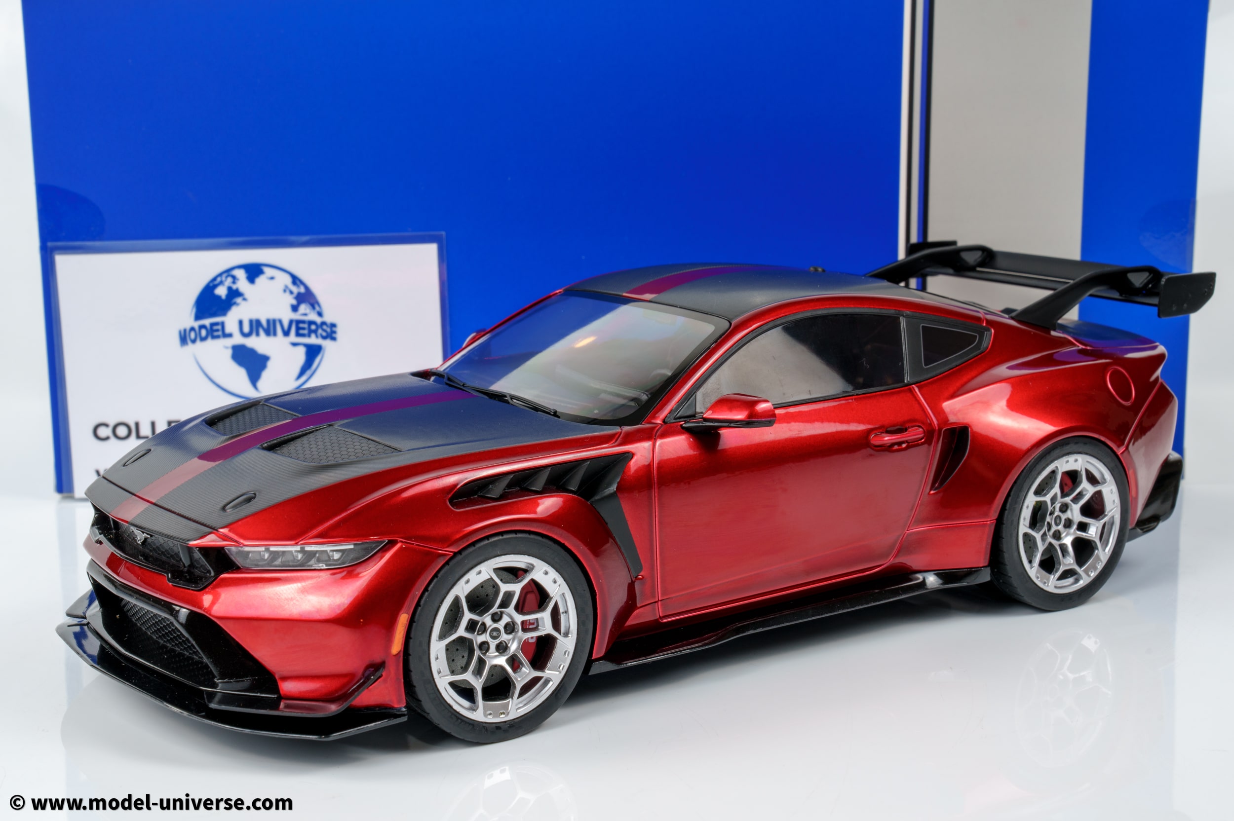 MCG - 1:18 Ford Mustang GTD Metallic Dark Red 2025 - Limited Edition ...