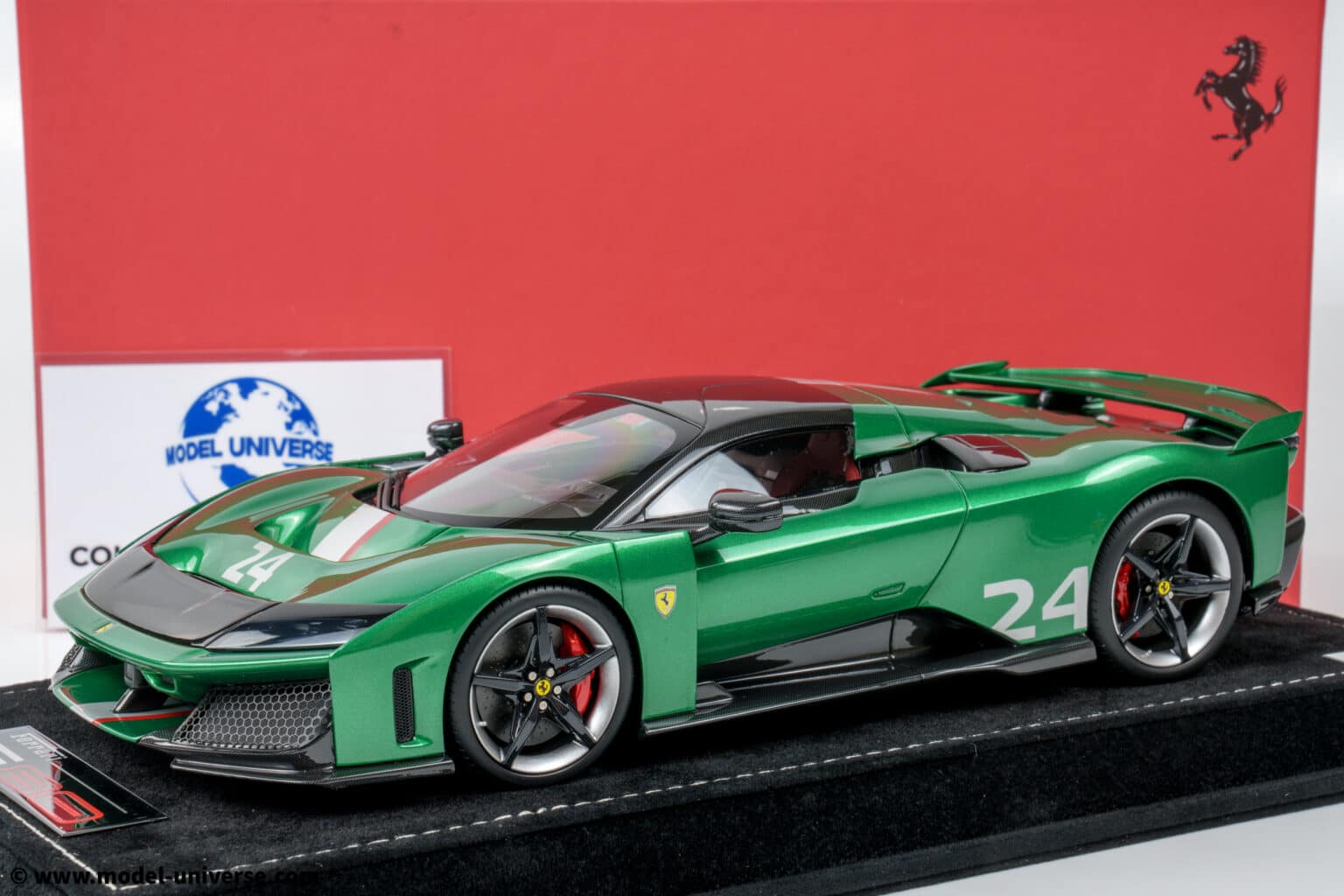 MR Collection - 1:18 Ferrari F80 2024 Green Jewel with Livery - Limited ...