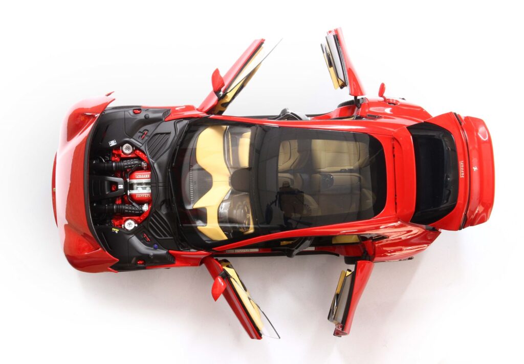 BBR - 1:18 Ferrari Purosangue Diecast Panoramic Roof Rosso Corsa ...