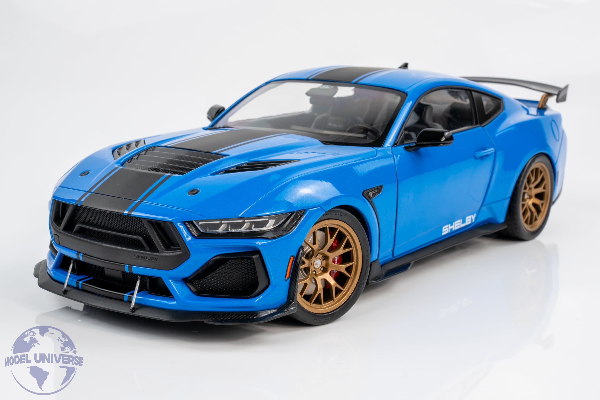 Solido - 1:18 Ford Shelby Mustang Super Snake Grabber Blue 2025 ...