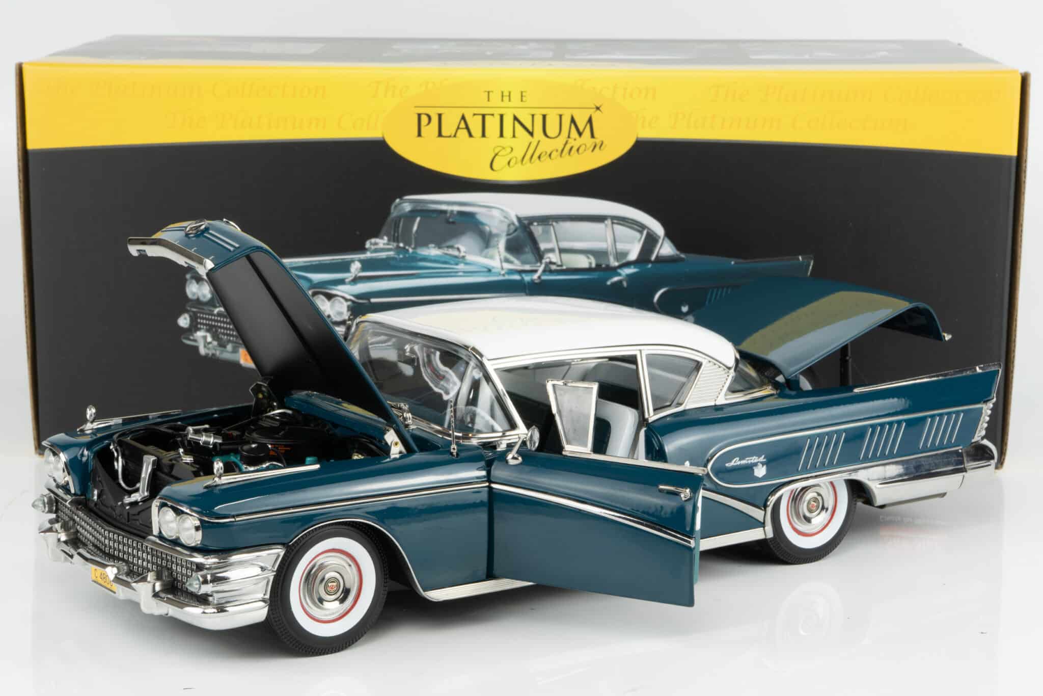 Sun Star - 1:18 Buick Limited Riviera Coupe Dark Turquoise / Glacier ...