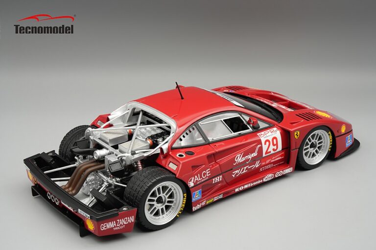 Tecnomodel - 1:18 Ferrari F40 LM 1996 BPR Suzuka No.29 Opening Engine ...