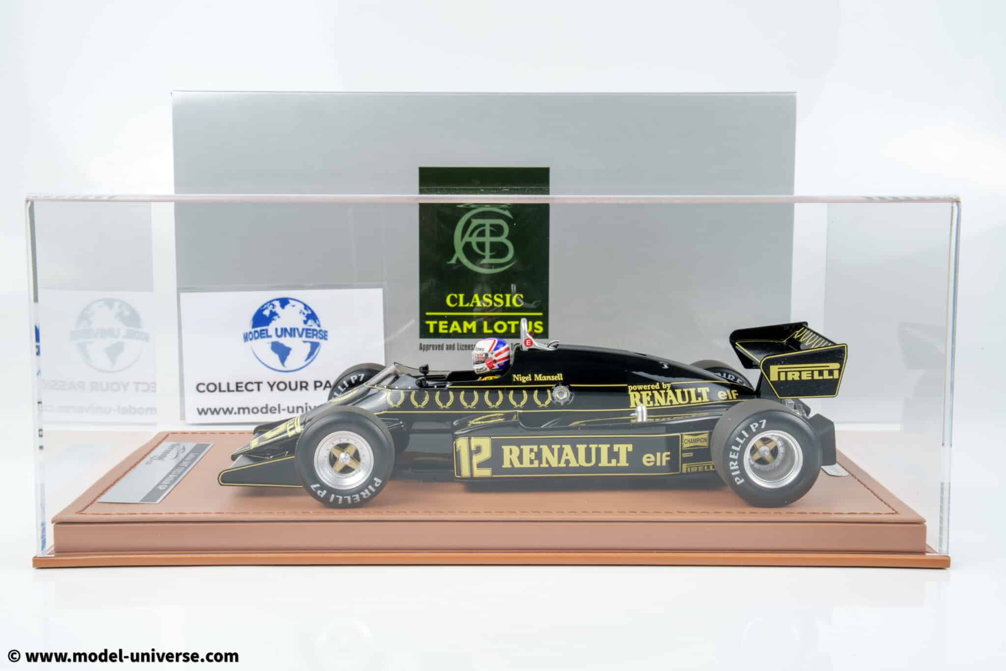 Tecnomodel - 1:18 Lotus 94T No.12 Nigel Mansell British GP 1983 with ...