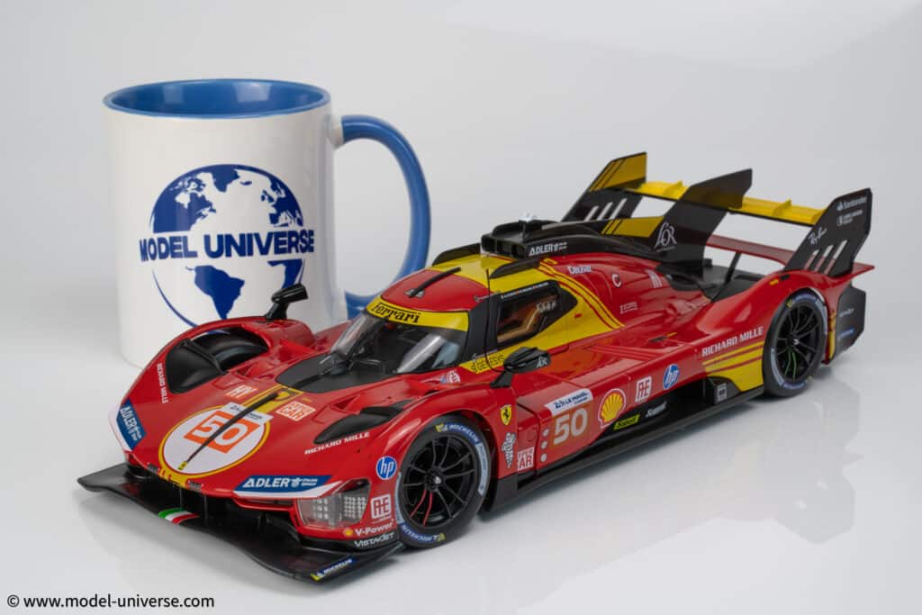 Bburago - 1:18 Ferrari 499P No.50 Winner 24h Le Mans 2024 Fuoco, Molina ...