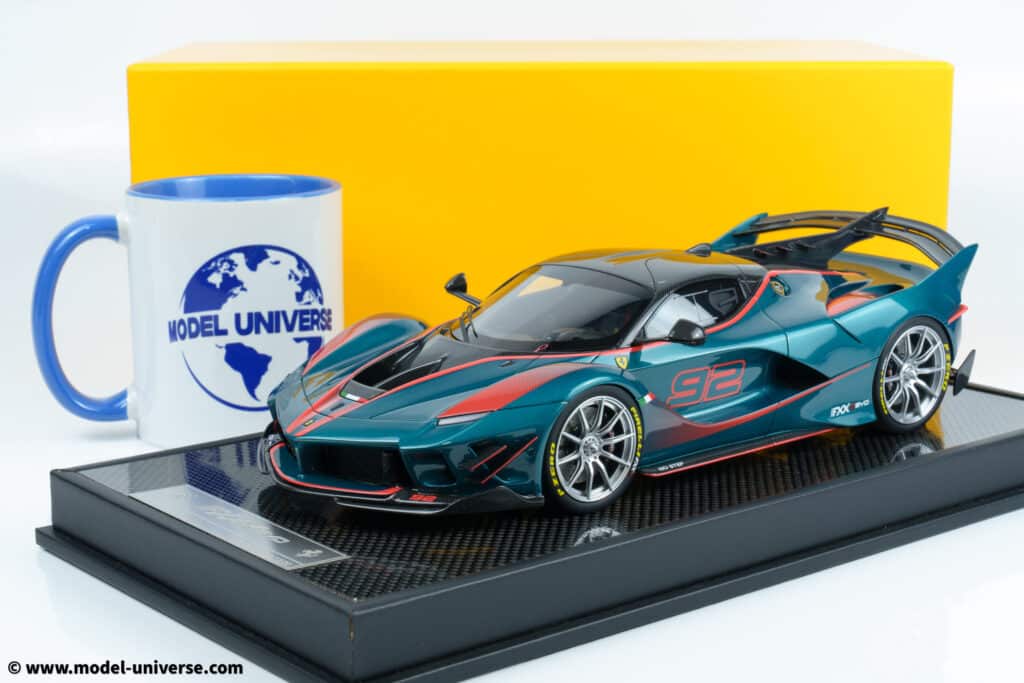 1:18 Ferrari FXX K EVO Limited Edition Resin Model in Teal Blue by ...