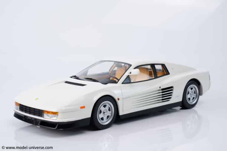 KK Scale - 1:18 Ferrari Testarossa Monospeccio 1984 'Miami Vice' White ...