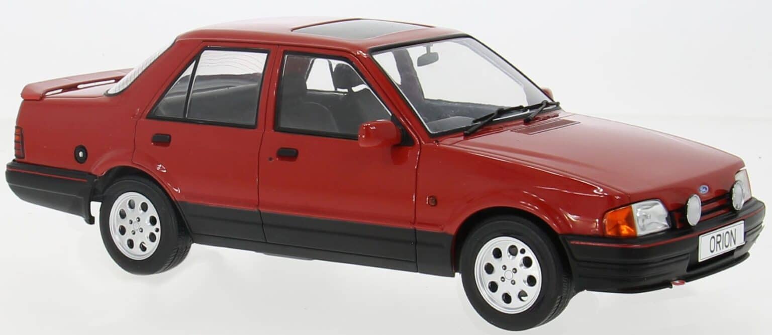 MCG - 1:18 Ford Orion Mk.II Ghia Red (RHD) - Limited Edition Diecast Model