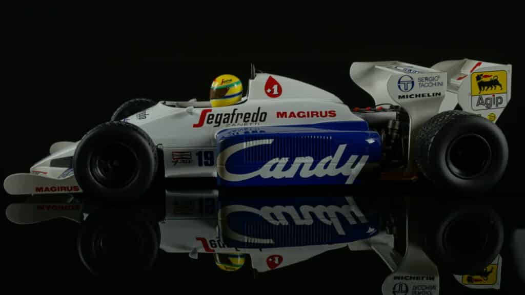 Minichamps - 1:18 Toleman Hart TG184 Ayrton Senna 2nd Place Monaco GP ...
