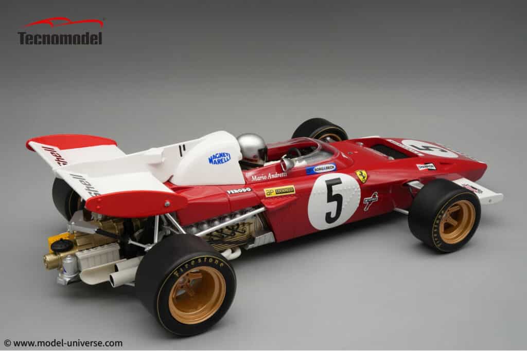 Tecnomodel - 1:18 Ferrari 312 B2 F1 No.5 Mario Andretti 1971 German GP ...