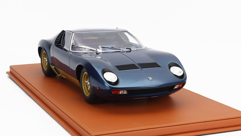 1:12 Lamborghini Miura P400 SV 1971 Bleu Medio - Limited Edition Resin ...